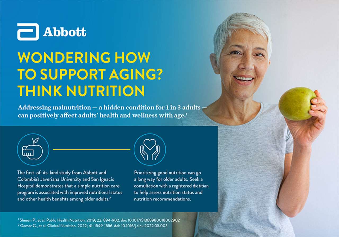 Wondering How to Support Aging? Think Nutrition